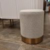 Quintessential Mint Ottoman